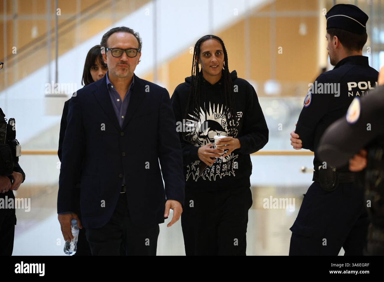 Paris, France. 25th Mar, 2025. Vincent Perez and Roxane Depardieu in ...