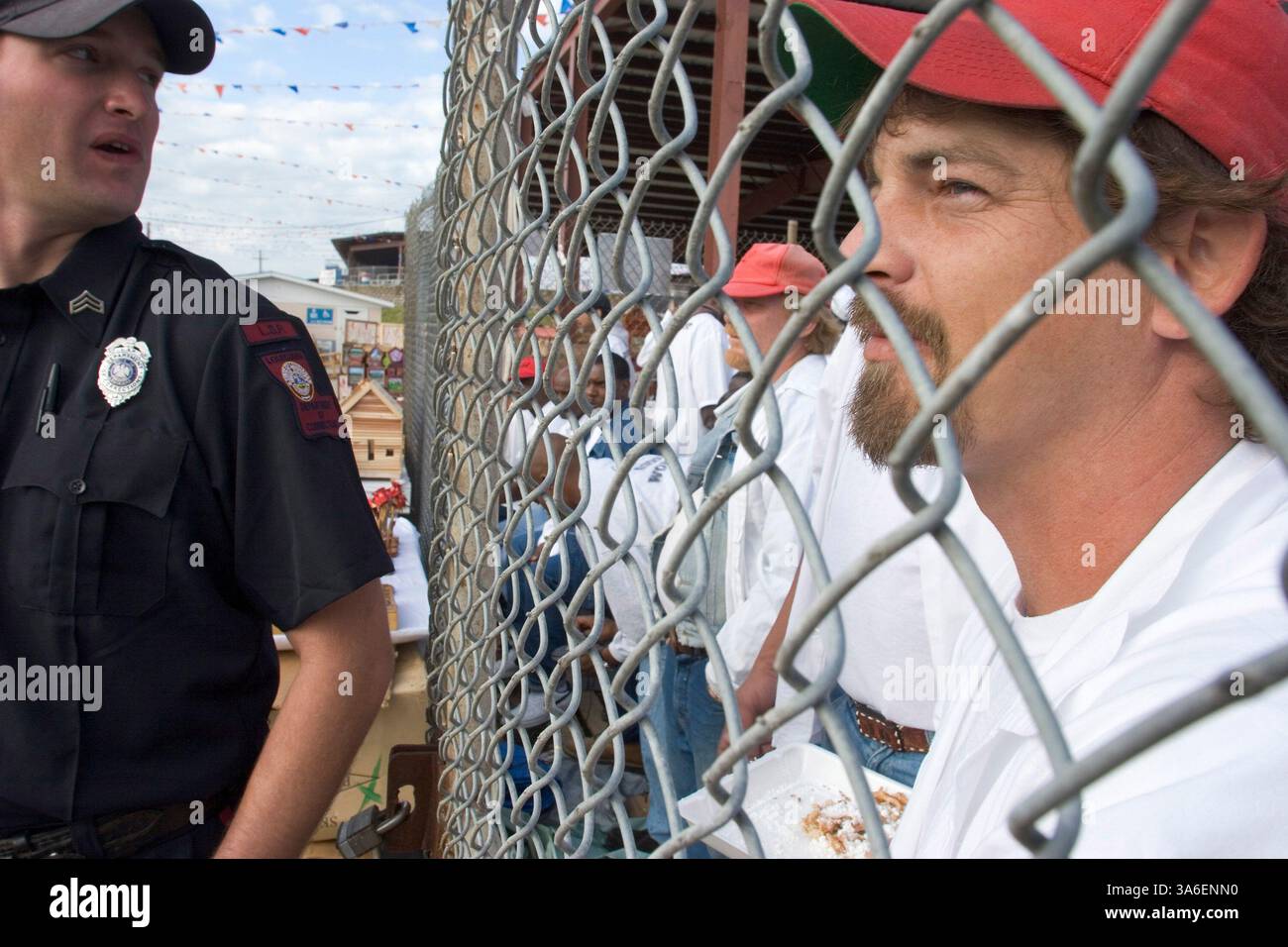 Oct 17, 2004; Angola, LA, USA; Jimmy Maricoe, left, and Danny Lee, both ...