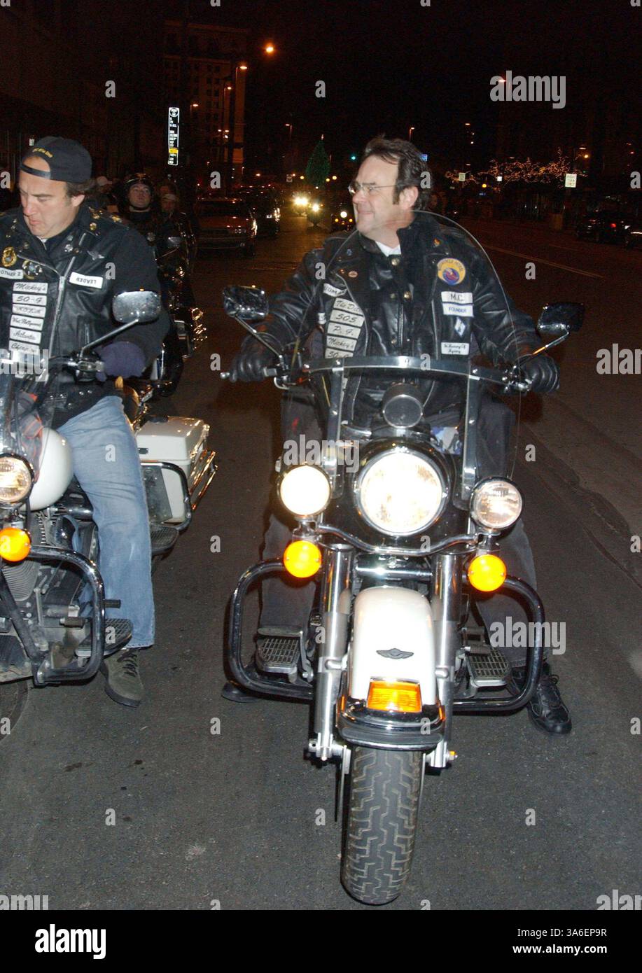Nov 28, 2004; Cleveland, OH, USA; Actors JIM BELUSHI and DAN AYKROYD ...