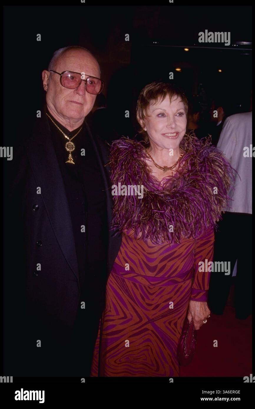 1998; Hollywood, CA, USA; Actor ROD STEIGER and wife, actress JOAN ...