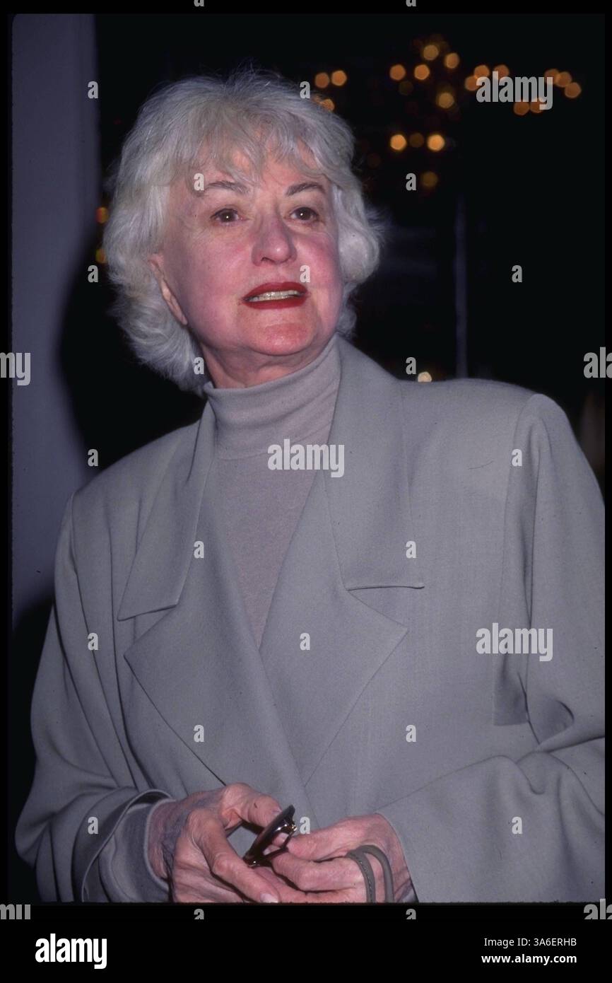 December 15, 1996; Hollywood, Ca, USA; Actress BEA ARTHUR attends the ...