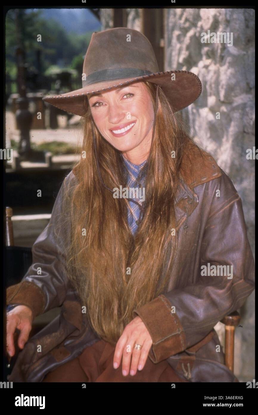 October 15, 1996; Hollywood, CA, USA; Actress JANE SEYMOUR in costume ...