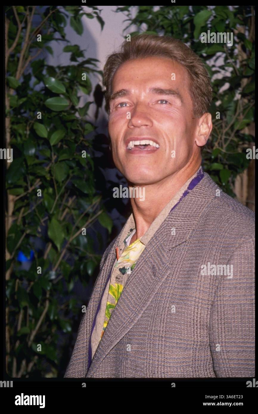 July 12, 1994; Hollywood, CA, USA; ARNOLD SCHWARZENEGGER attends the ...