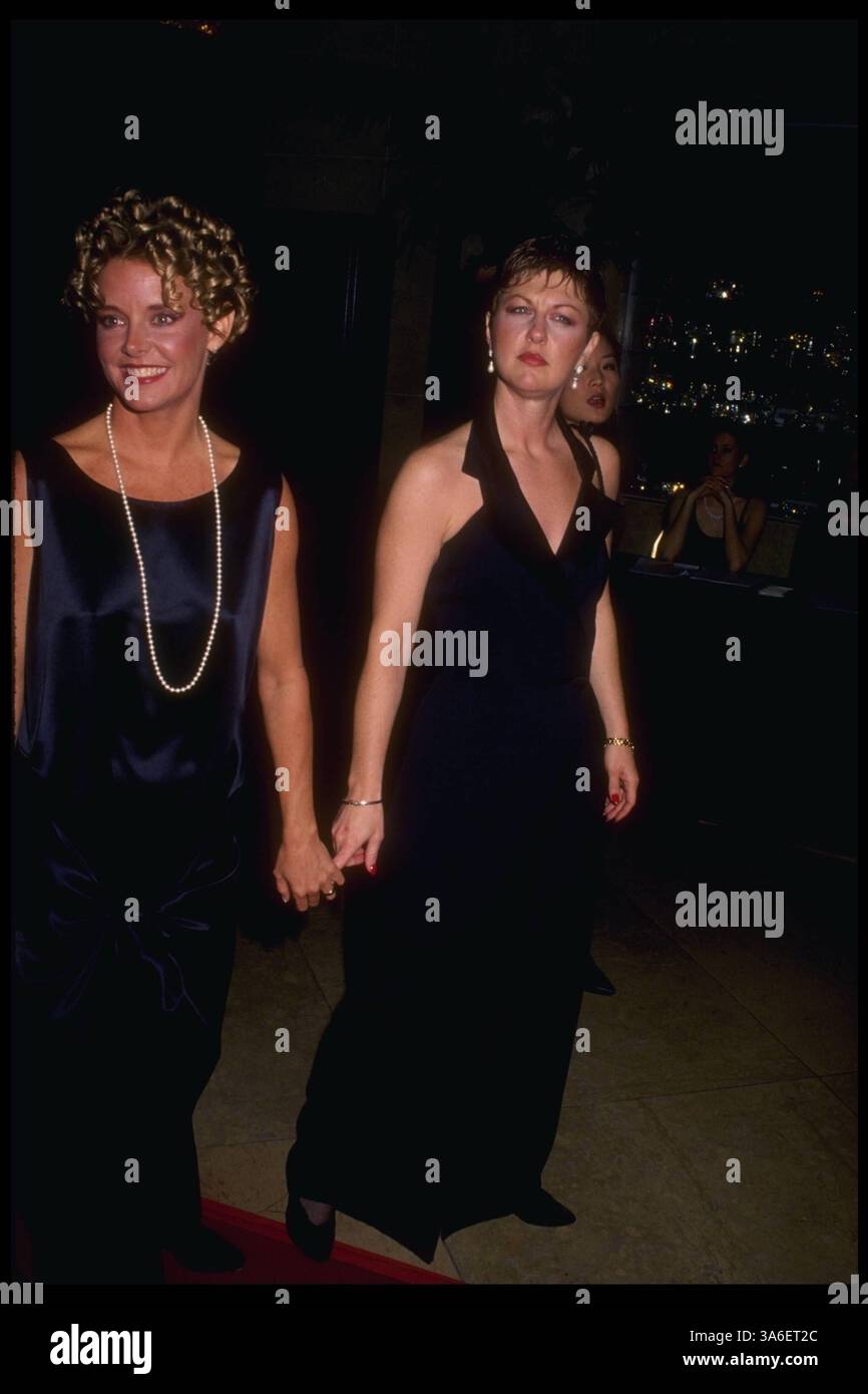 January 28, 1995; Actress AMANDA BEARSE and girlfriend DELL attend the ...