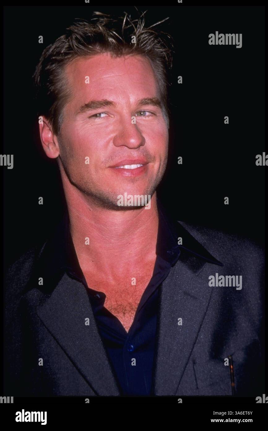 October 3, 1996; Hollywood, CA, USA; Actor VAL KILMER attends the premiere of ''The Ghost and ...