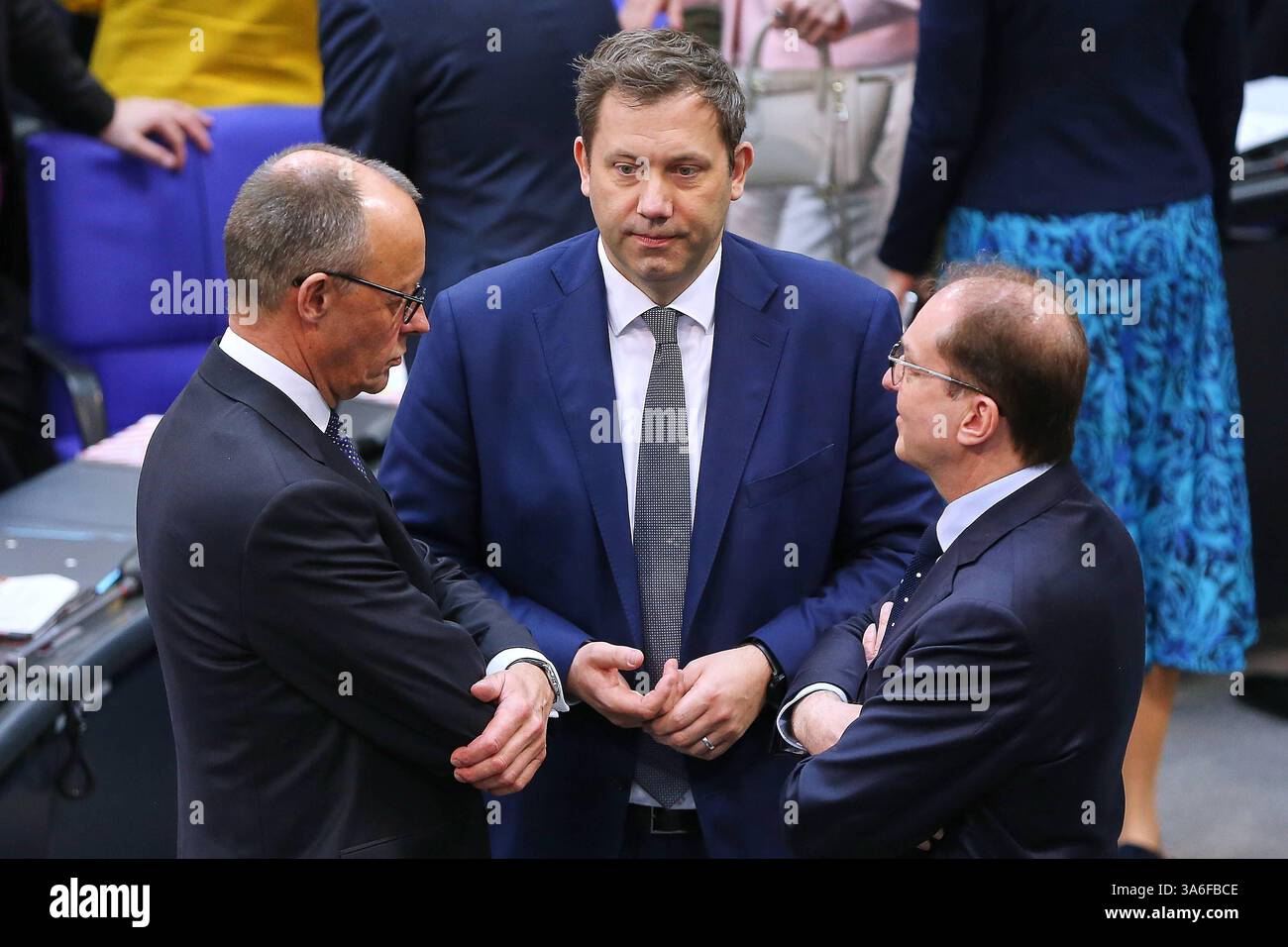 Berlin, Deutschland, 25.03.2025: Deutscher Bundestag: Konstituierende Sitzung des 21. Deutschen ...