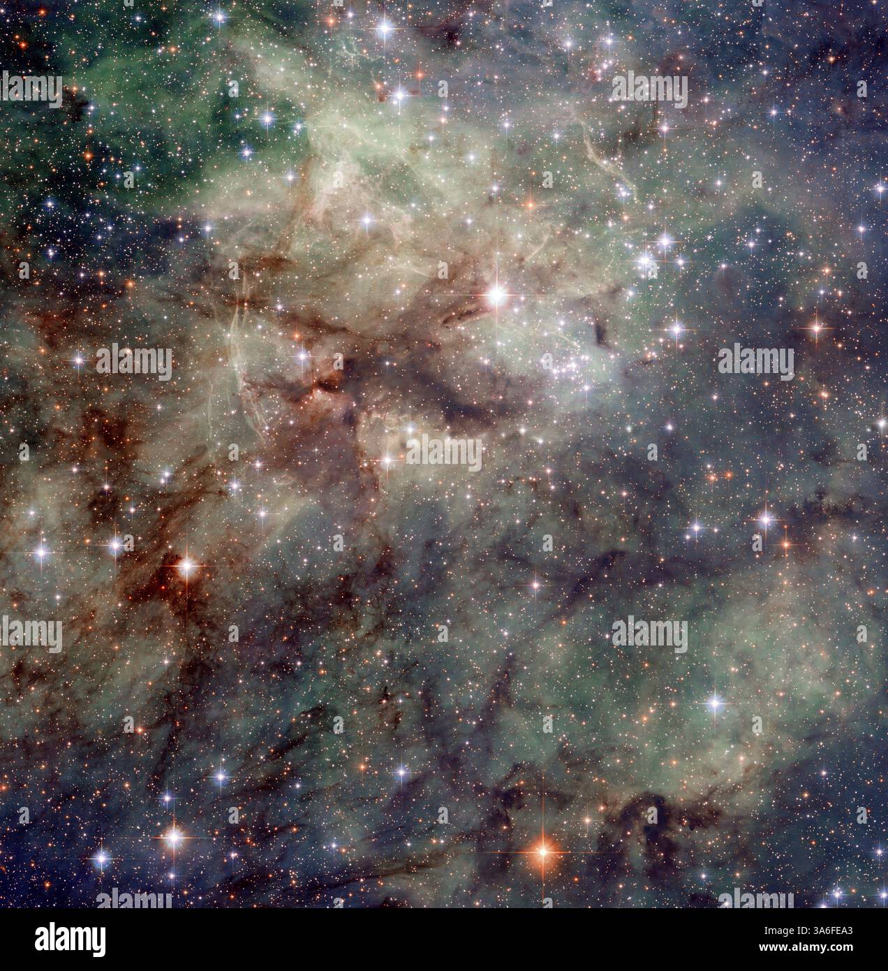 Mar. 15, 2011 - Hubble's close-up image of the Tarantula Nebula,..Hubble takes close-up image of ...