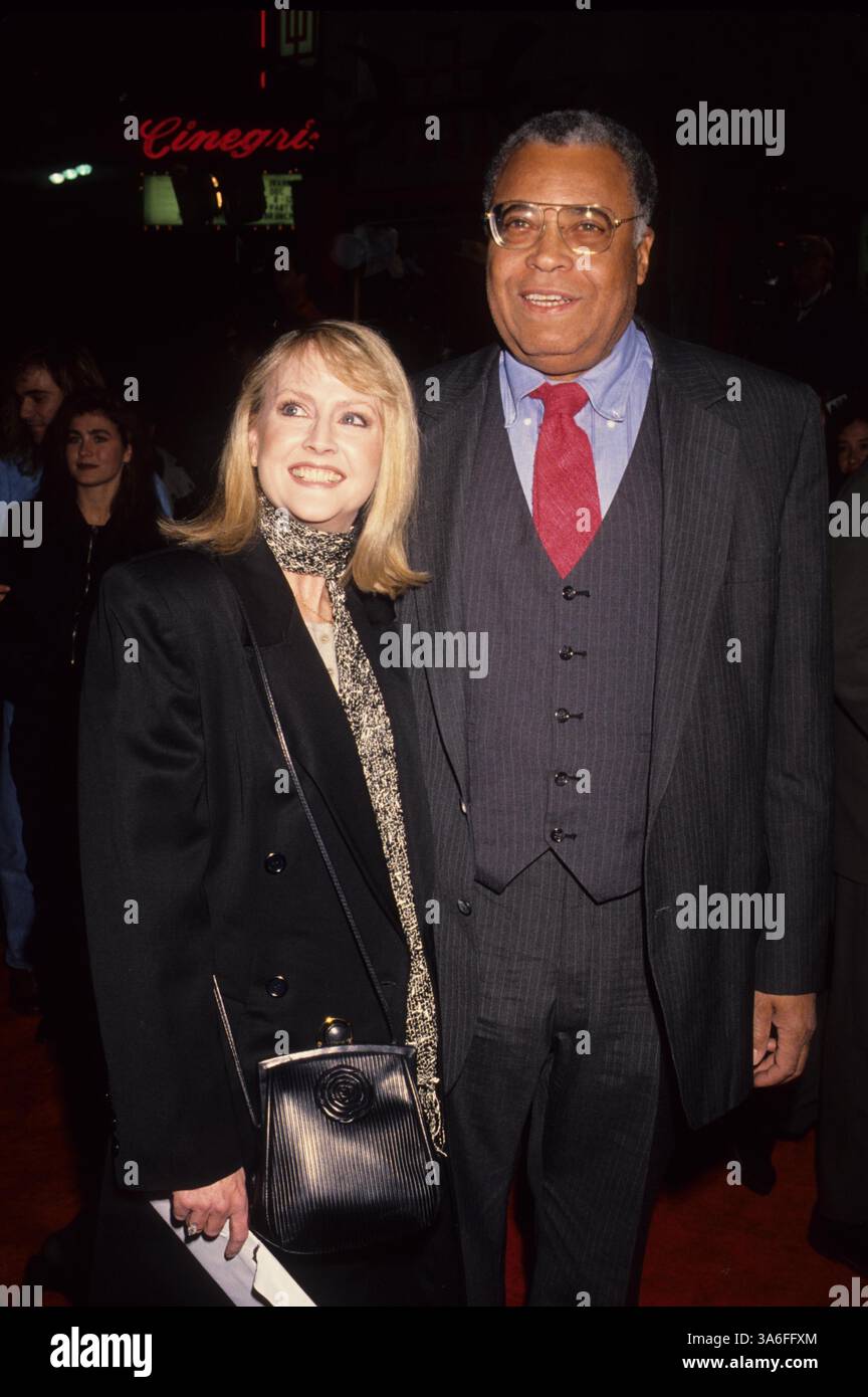 EARL JAMES JONES with Cecilia Hart 1992.(Credit Image: © Michael ...