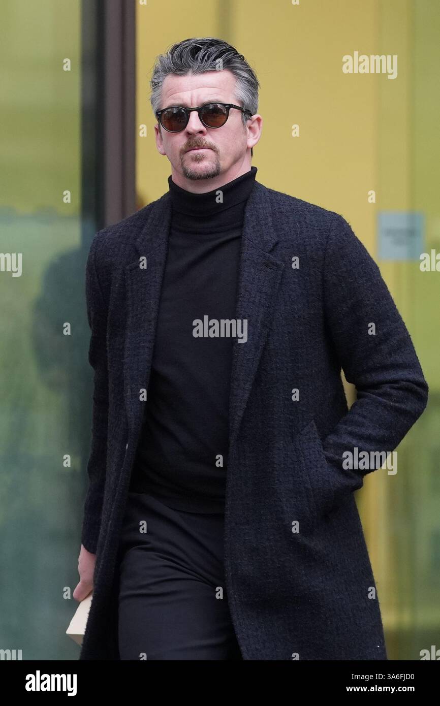 Former footballer Joey Barton leaves Westminster Magistrates' Court ...
