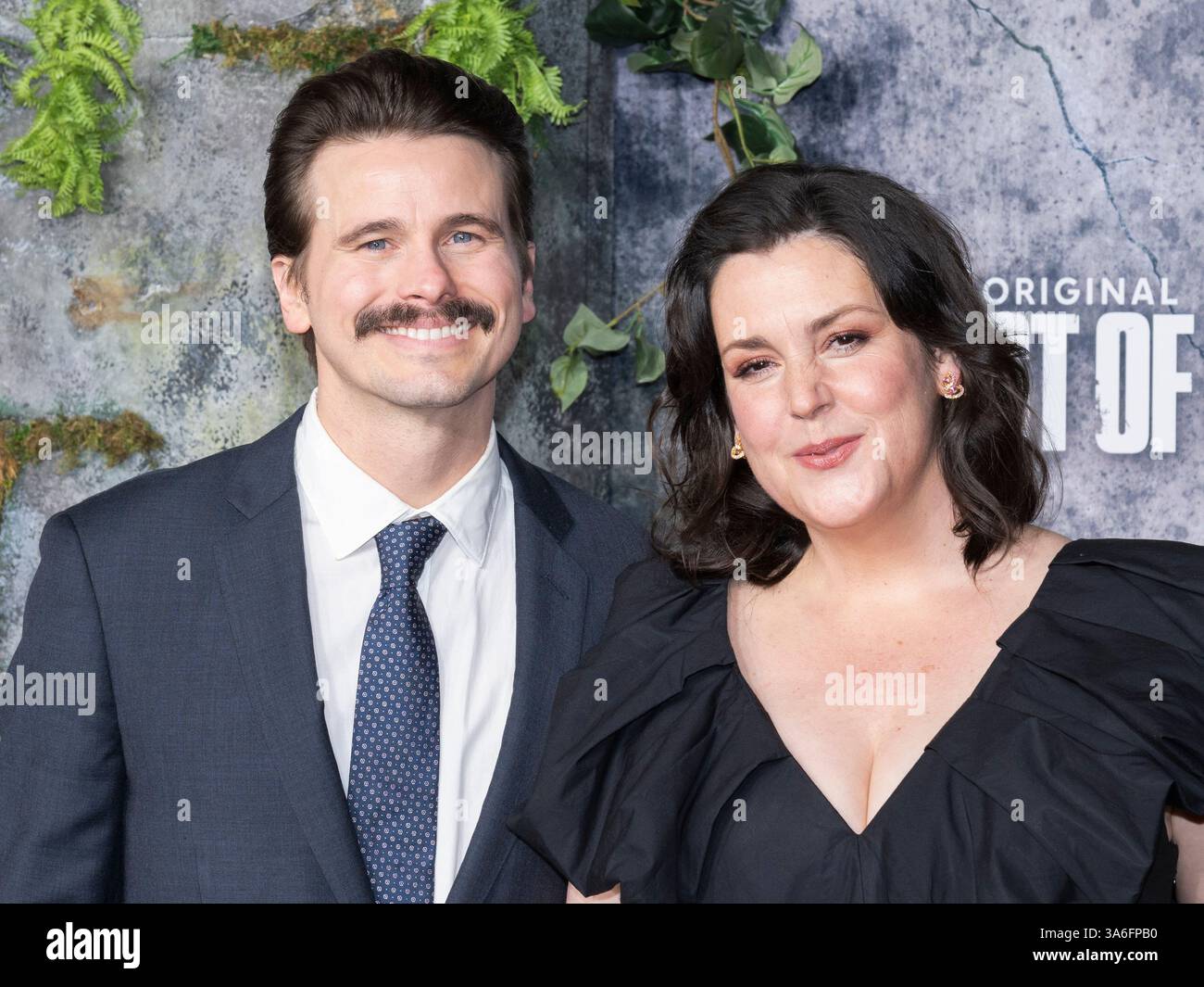 Hollywood, California, USA. 24th Mar, 2025. Jason Ritter and Melanie ...