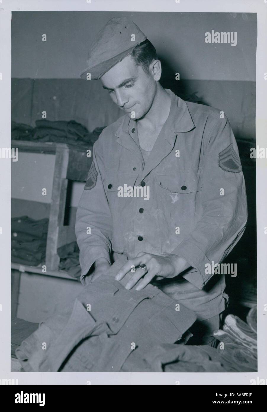 Sergeant Quentin R. Watts from Crystal Lake, Minnesota, is pictured ...