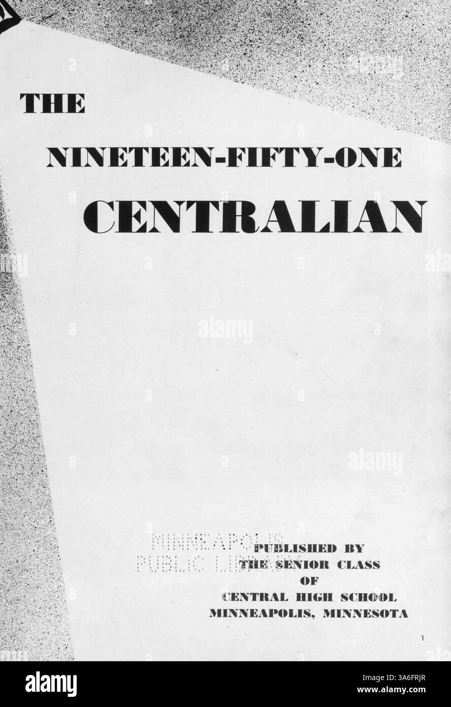 This 1951 Centralian Yearbook documents Central High’s 1950-1951 school year, featuring student ...