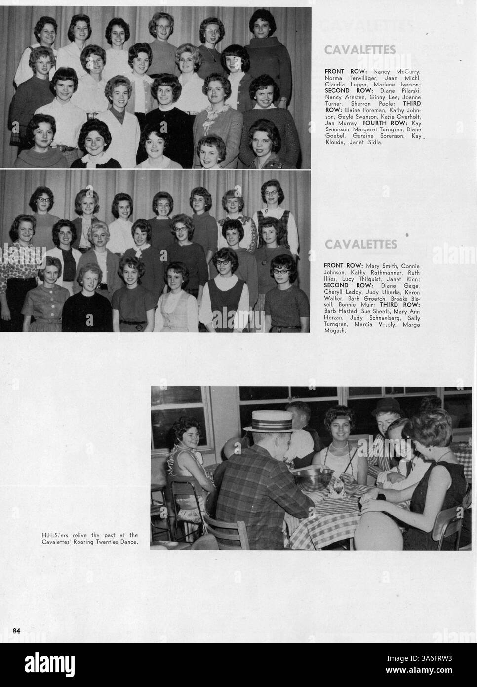 This 1962 edition of the hopkins high yearbook hi-res stock photography ...