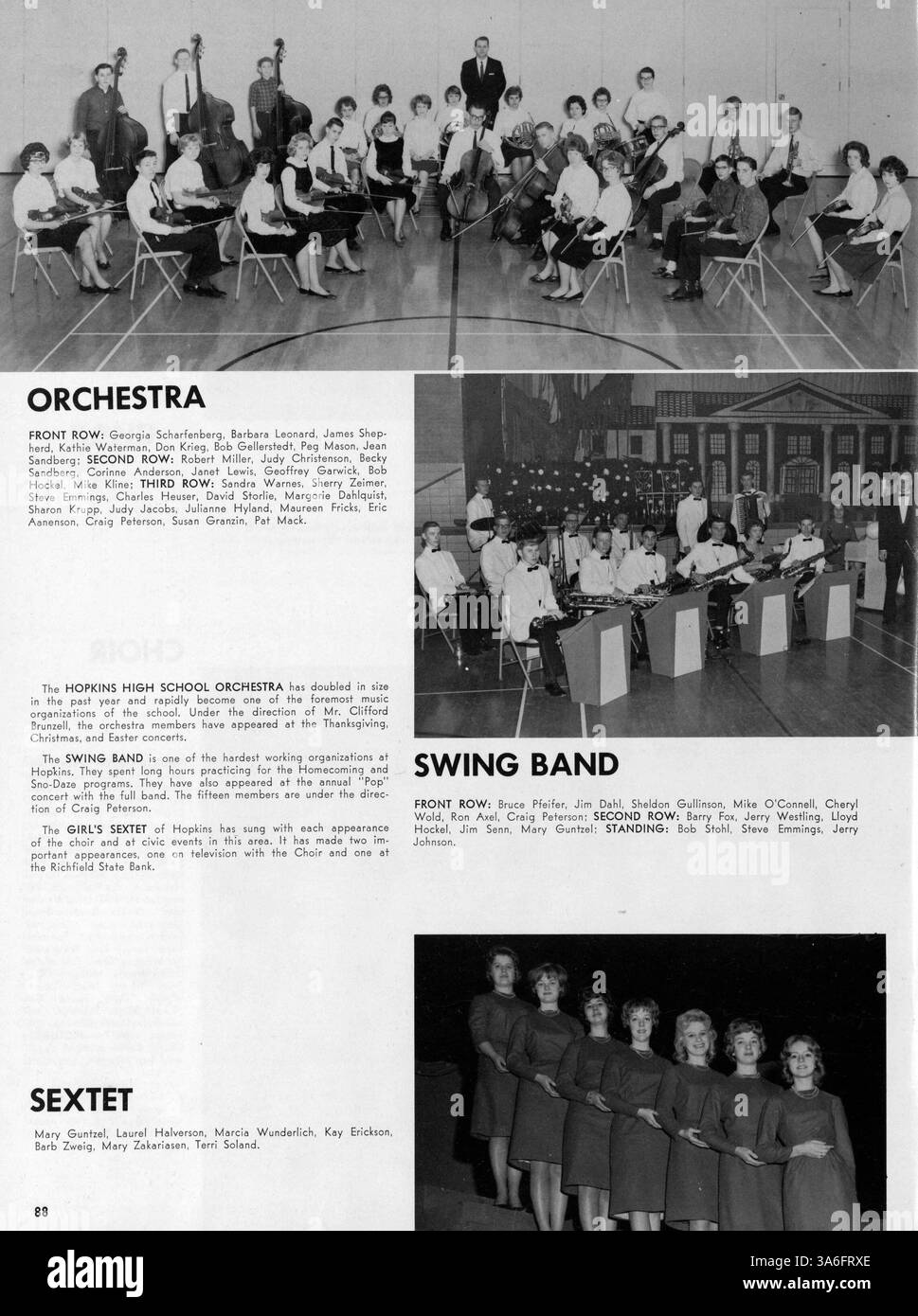 This 1962 edition of the Hopkins High Yearbook, '62 Warrior', showcases ...