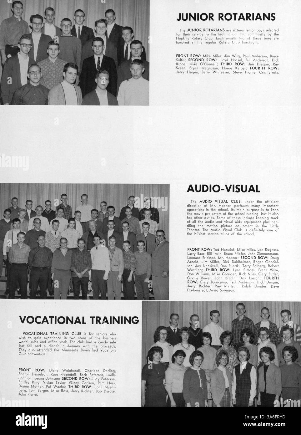 This 1962 yearbook from Hopkins High School, titled '62 Warrior ...