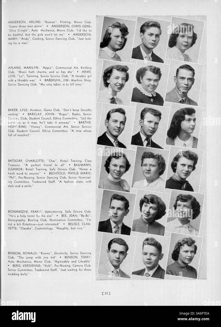 The 1952 'Tradewind' Yearbook presents highlights from the 1951-1952 ...
