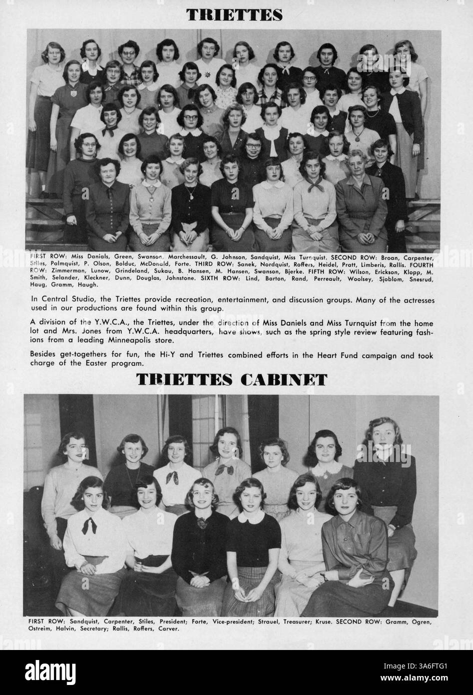 The 1951 'Centralian' yearbook provides a snapshot of Central High ...