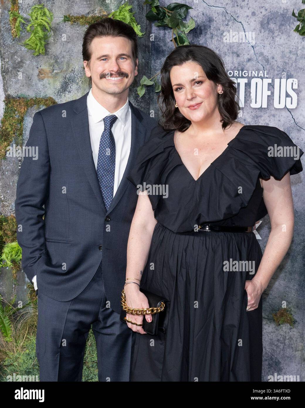 Hollywood, California, USA. 24th Mar, 2025. Jason Ritter and Melanie ...
