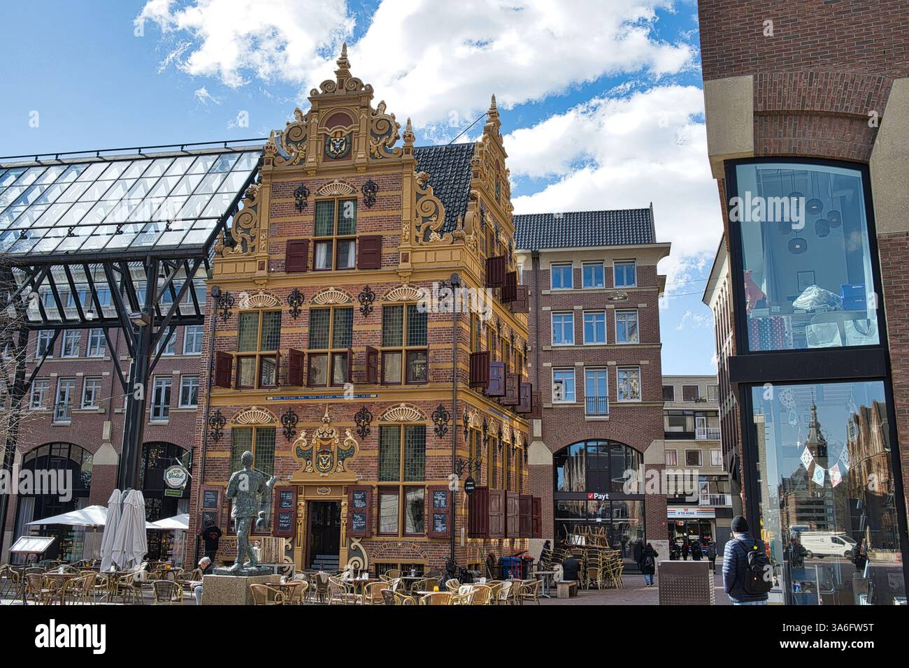 Groningen, Buildings, Haus, architecture, house, old, new, outdoors ...