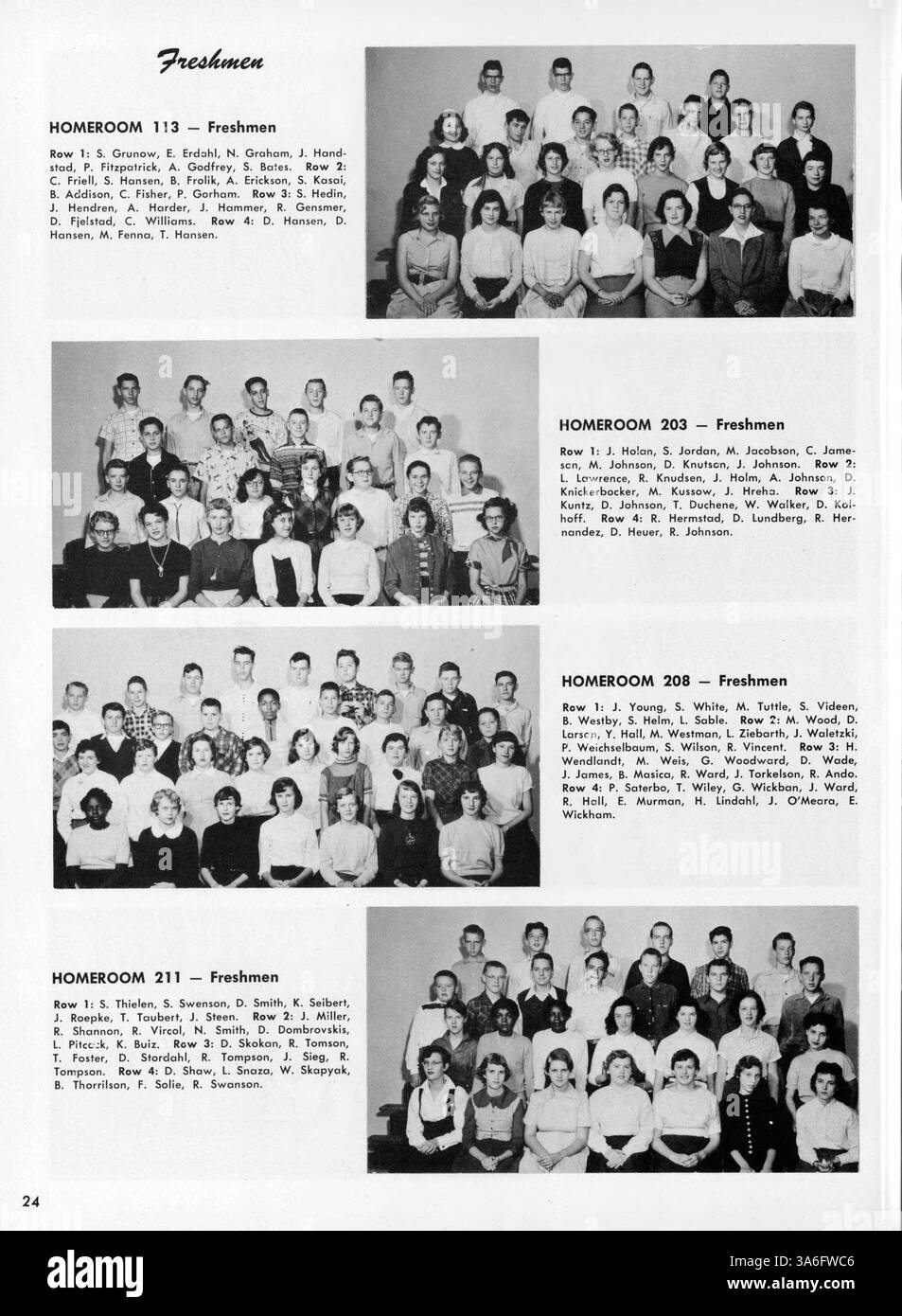 Tiger 1956 Yearbook from South High School documents the 1955-1956 academic year, featuring ...