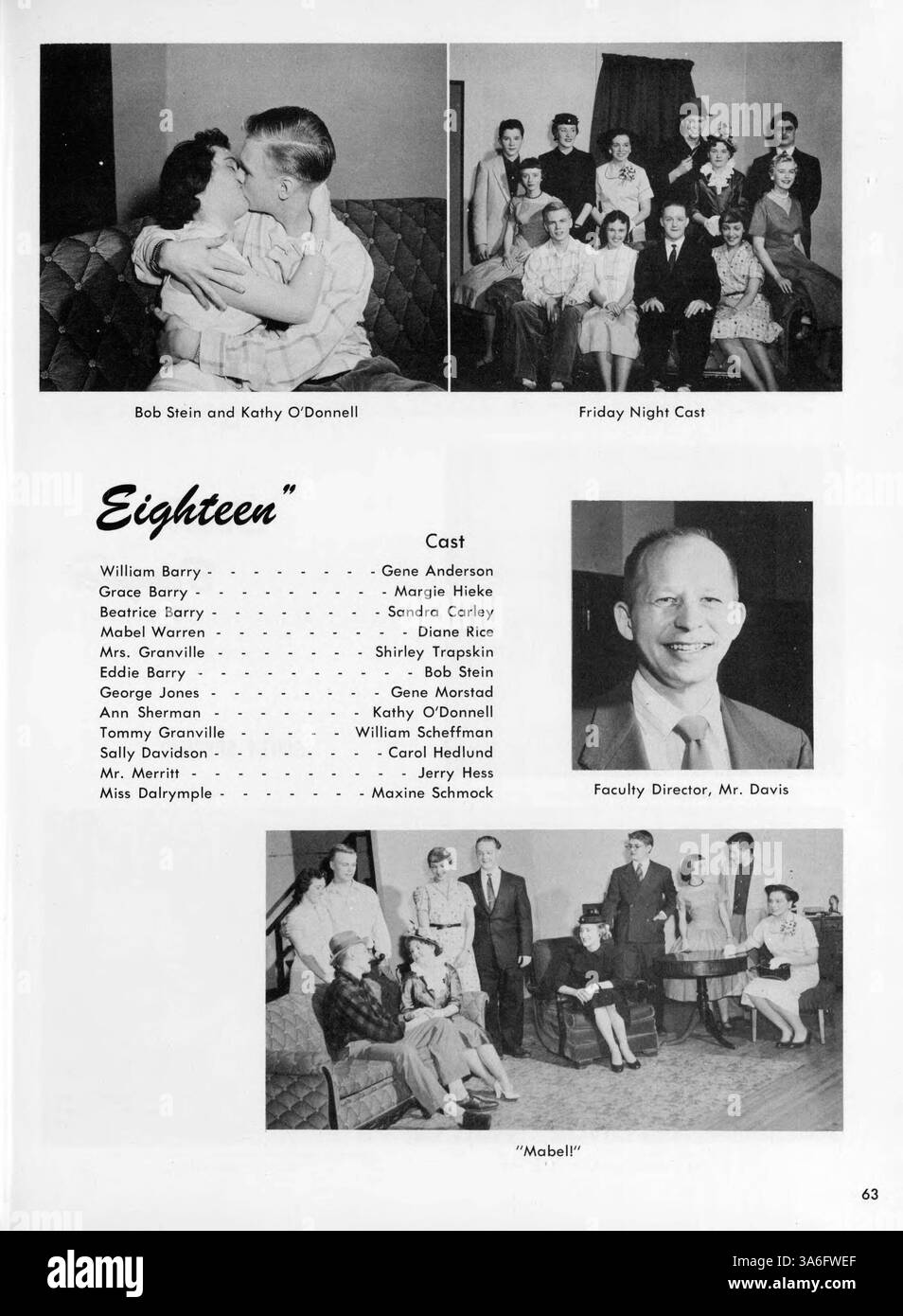 This edition of Tiger 1956 Yearbook from South High captures the events ...