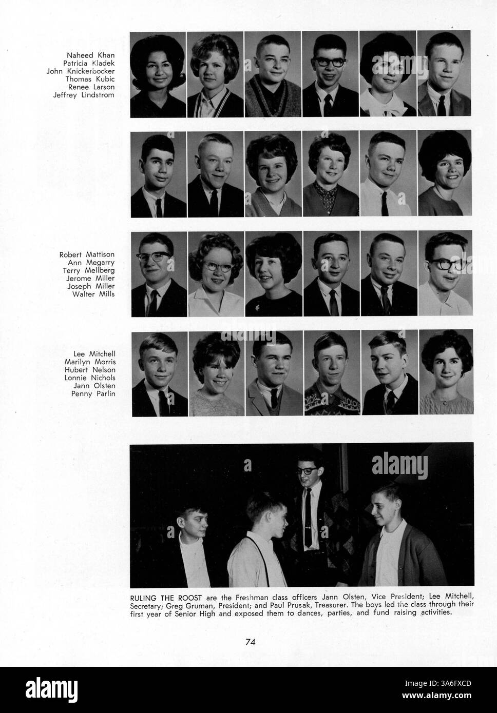 Documenting the major events from the 1962 1963 school year hi-res stock photography and images ...