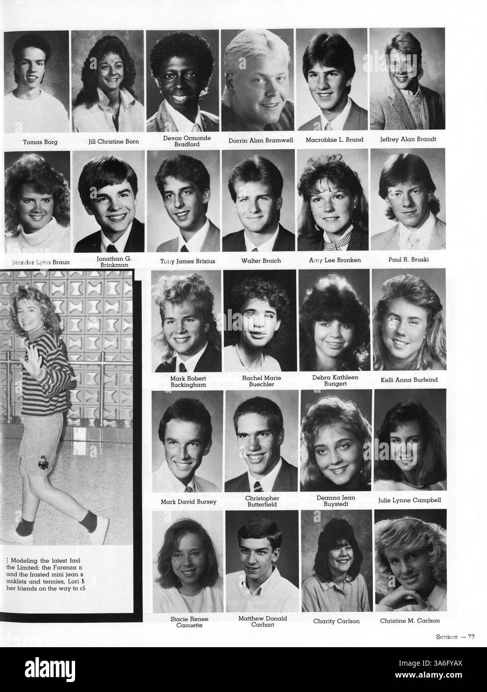 Talons '88 yearbook from Cooper High School showcases the 1987-1988 ...