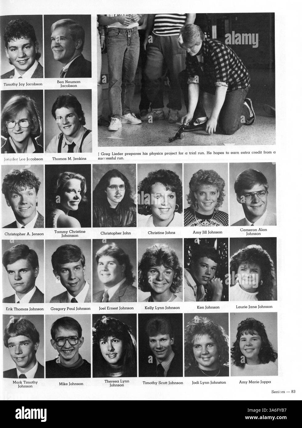 The Talons '88 yearbook captures the highlights of Cooper High School’s ...