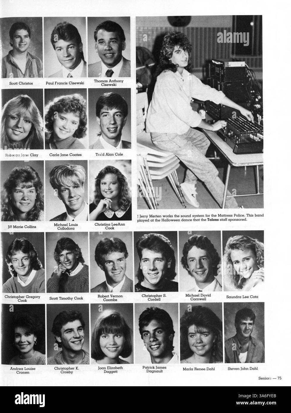 Talons '88 documents the 1987-1988 school year at Cooper High School ...