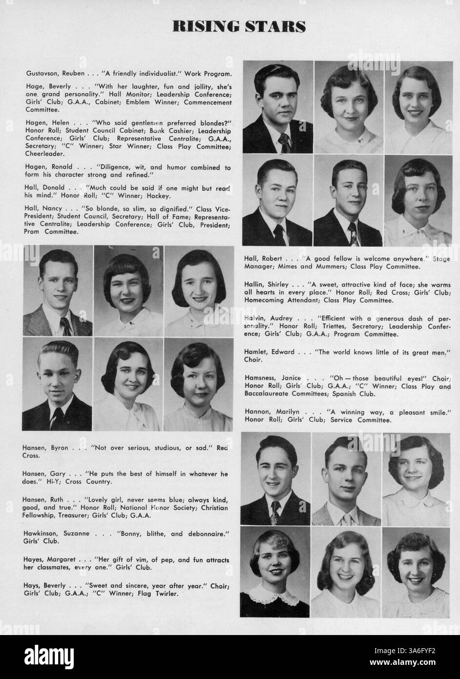 The 1951 centralian yearbook showcases the academic and extracur hi-res ...