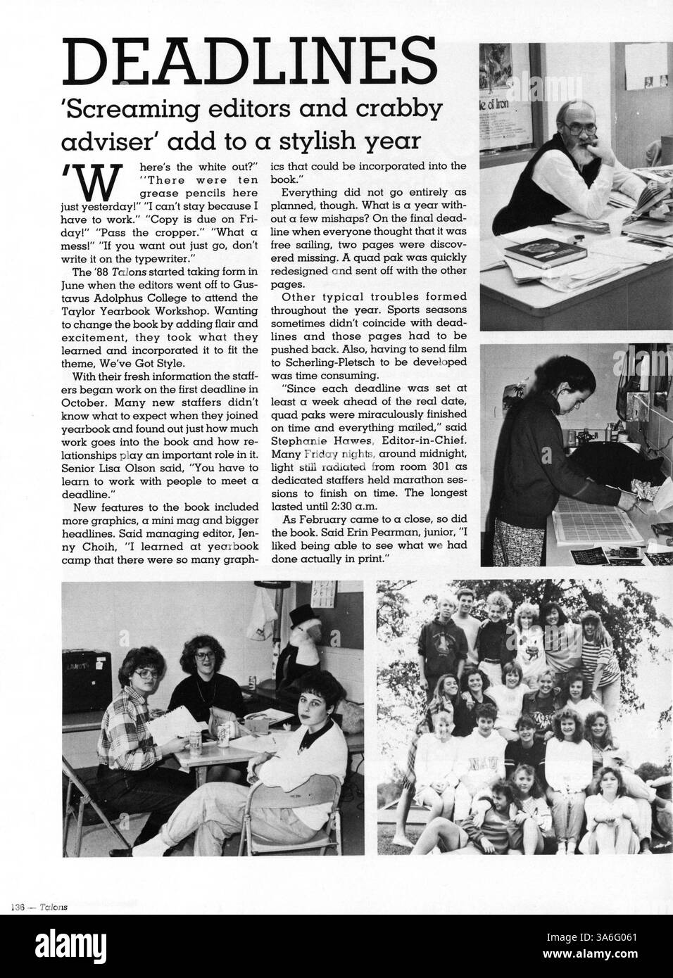 The talons 88 yearbook captures the significant events and achi hi-res ...