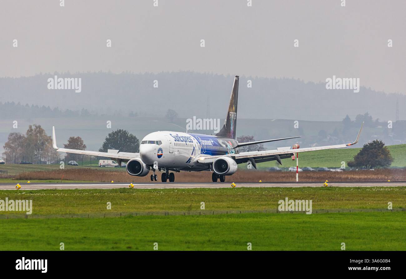 Zurich, Switzerland, 3rd Nov 2024: A Boeing 737-8AS from Sun Express ...