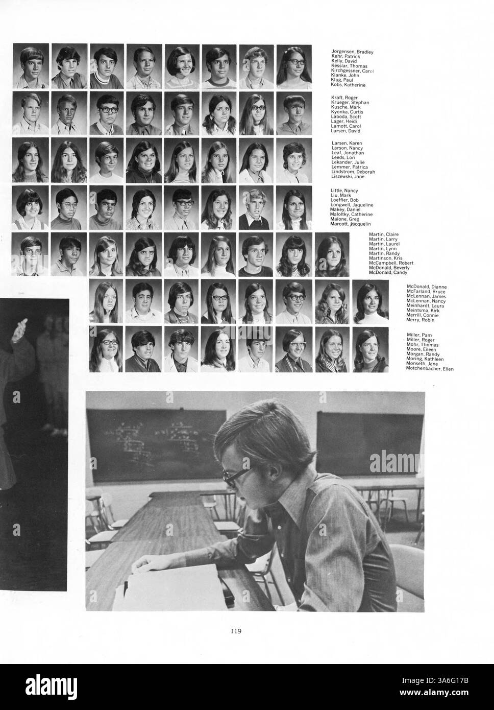Notable happenings from the 1970 1971 academic year hi-res stock ...