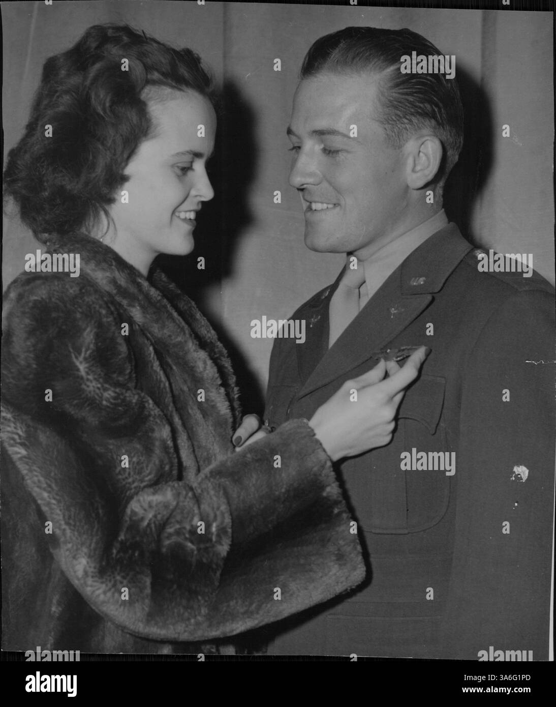 Lieutenant Joseph Gleason Mulheran receives his second lieutenant's ...