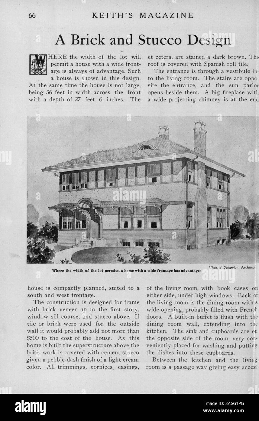 Keiths magazine 1919 provides twelve issues on house designs hi-res ...