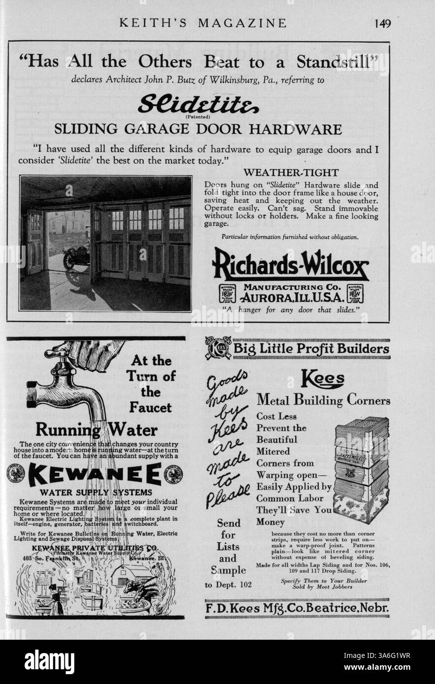 Keith's Magazine on Home Building, 1919, includes twelve monthly issues ...