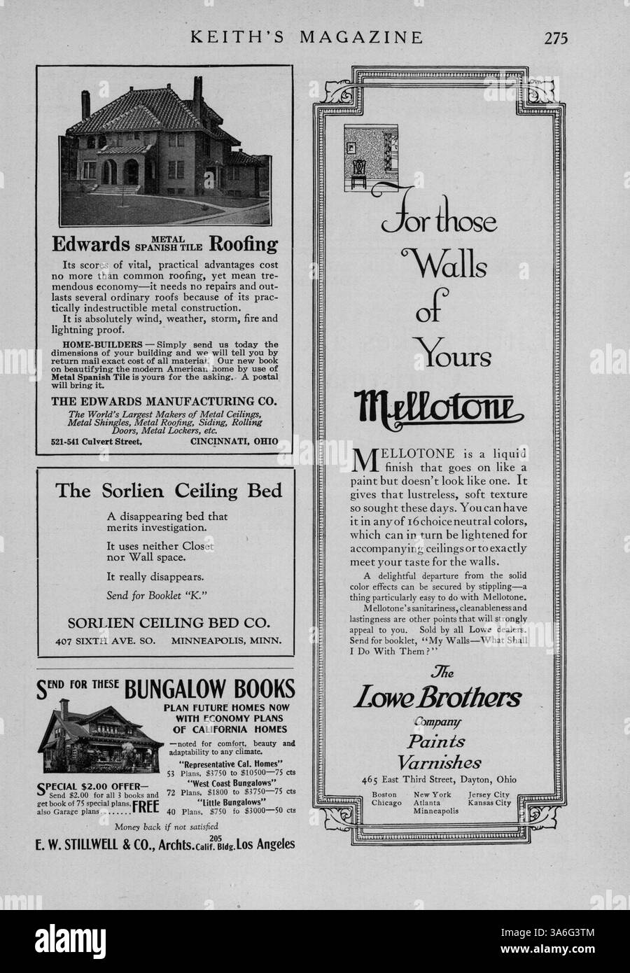 Keith's Magazine, a 1919 monthly publication by Max L. Keith, includes ...