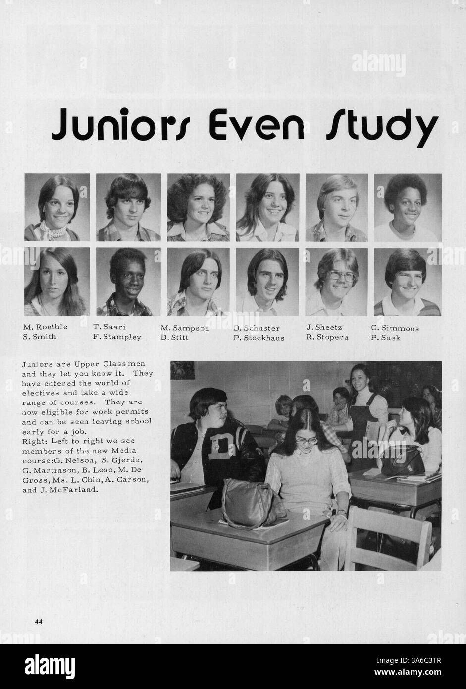 The 1977 de la salle yearbook hi-res stock photography and images - Alamy