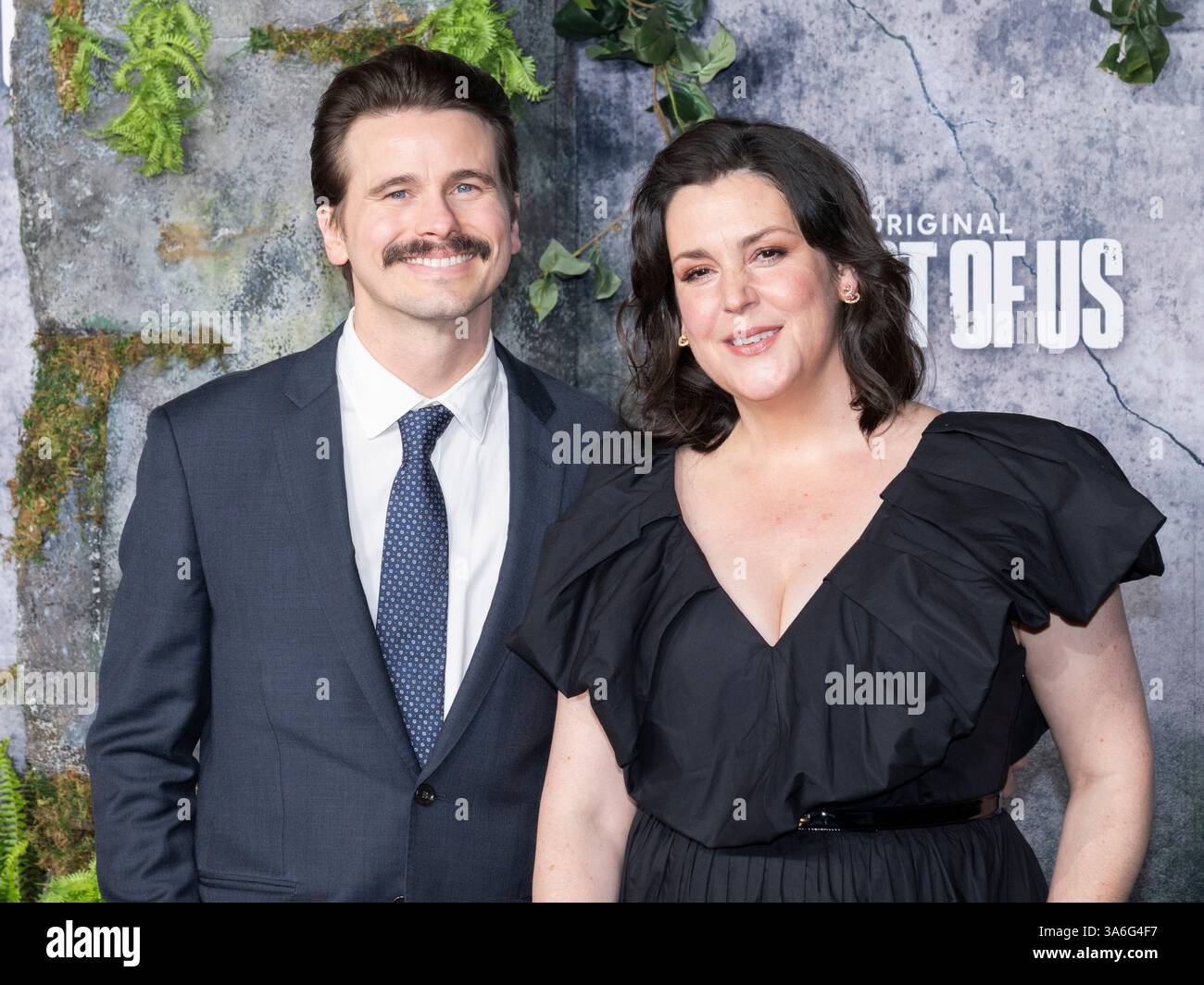 March 24, 2025, Hollywood, California, USA: Jason Ritter and Melanie ...