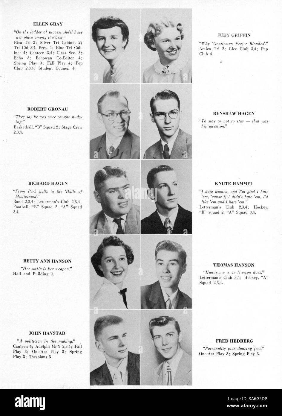 This high school yearbook from 1954 documents the key events at St ...