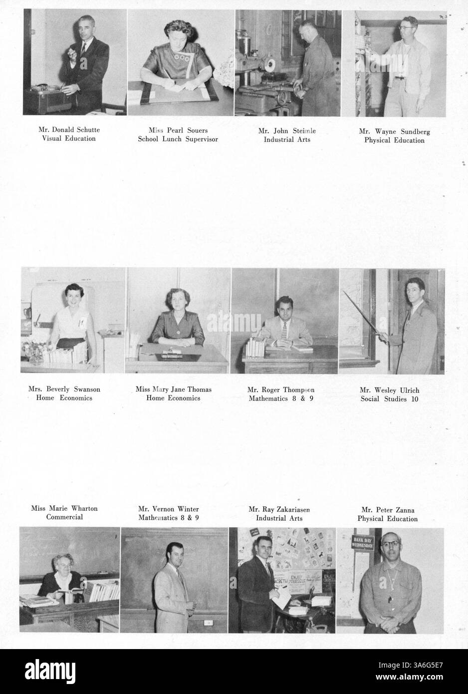 St. Louis Park High School's 1954 Echowan Yearbook features highlights ...