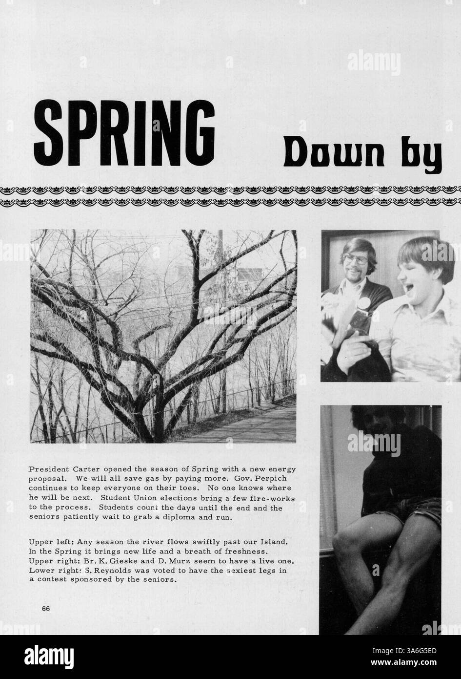 Delta Seventy and Seven, the 1977 De La Salle yearbook, showcases the school community ...