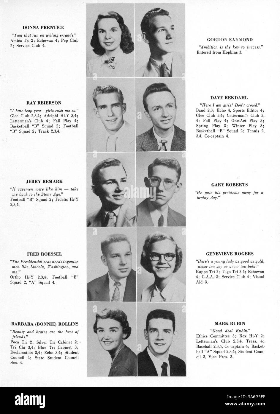The 1954 Echowan Yearbook from St. Louis Park High School highlights ...