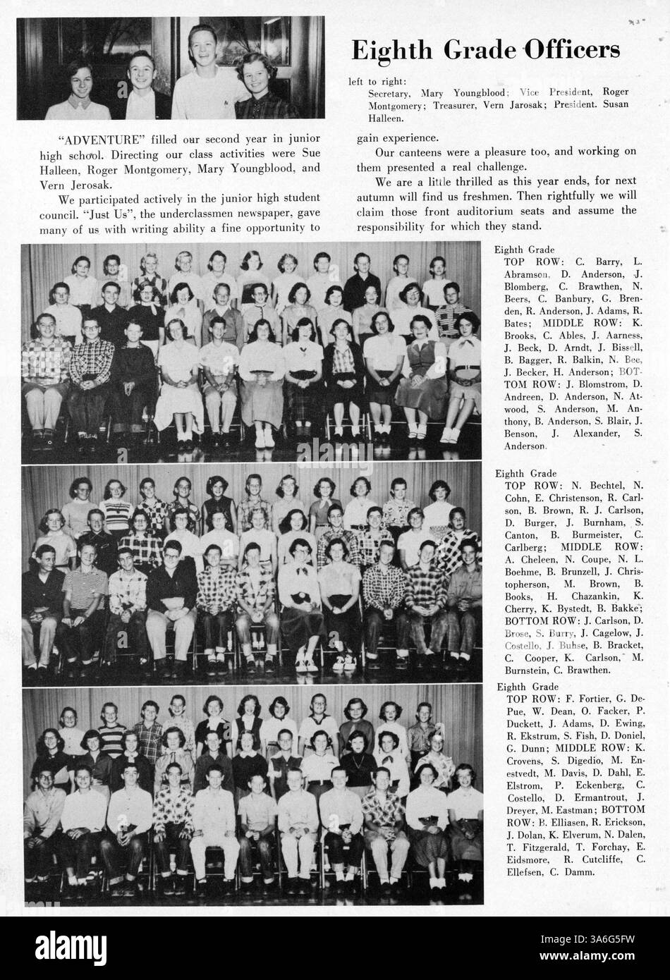 The 1954 echowan yearbook captures highlights from the 1953 1954 hi-res ...