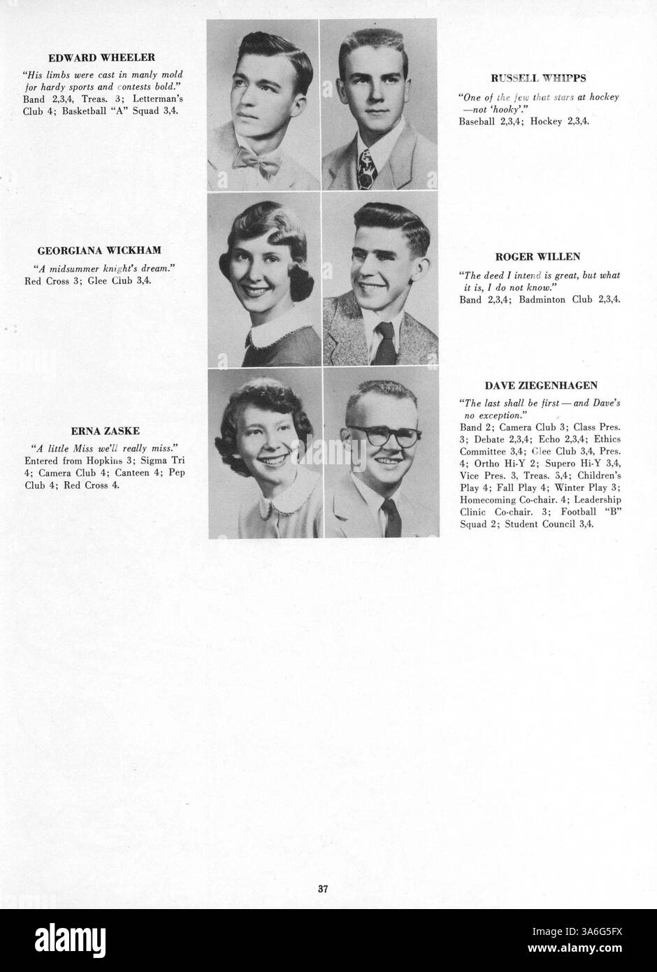 The 1954 Echowan Yearbook from St. Louis Park High School provides an ...
