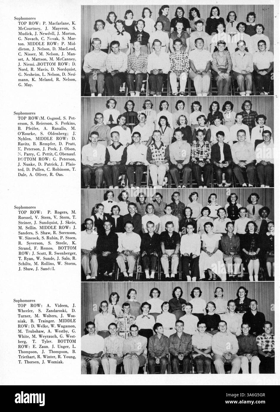 The 1954 Echowan Yearbook captures St. Louis Park High School’s ...