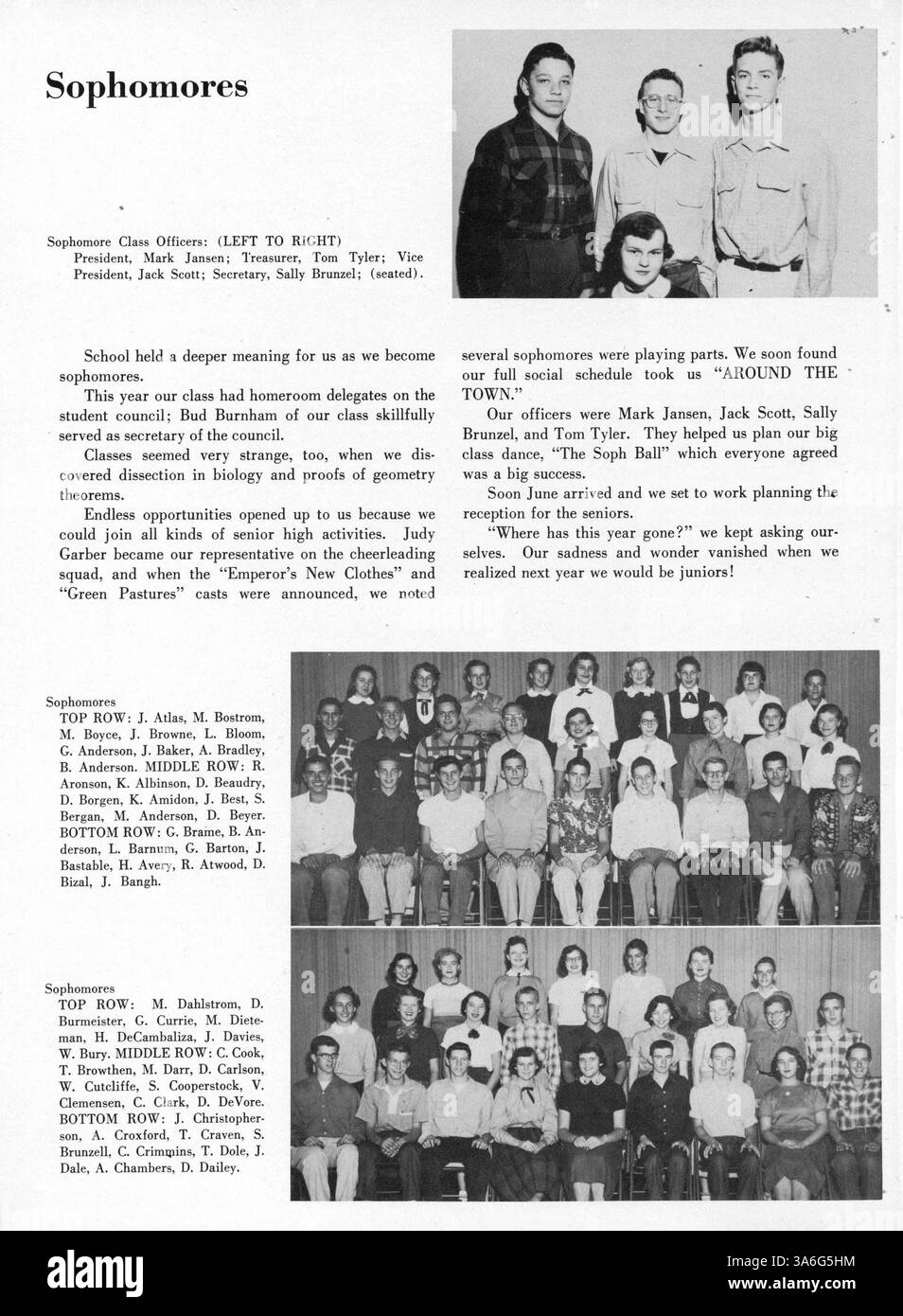 The 1954 echowan yearbook captures highlights from the 1953 1954 hi-res ...