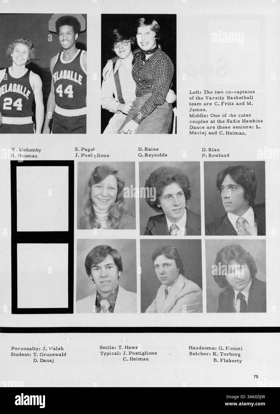 The 1977 yearbook, Delta Seventy and Seven, highlights the school's academic, athletic, and ...