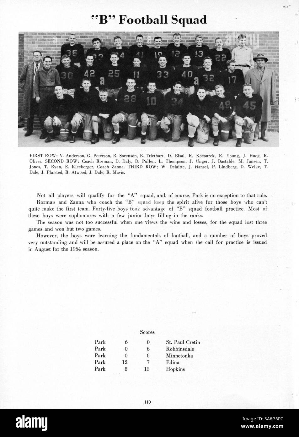 This 1954 Echowan Yearbook highlights the activities and achievements ...