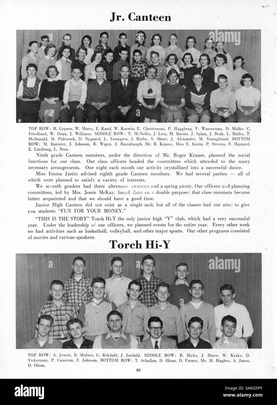 The 1954 Echowan Yearbook offers a reflection of St. Louis Park High ...